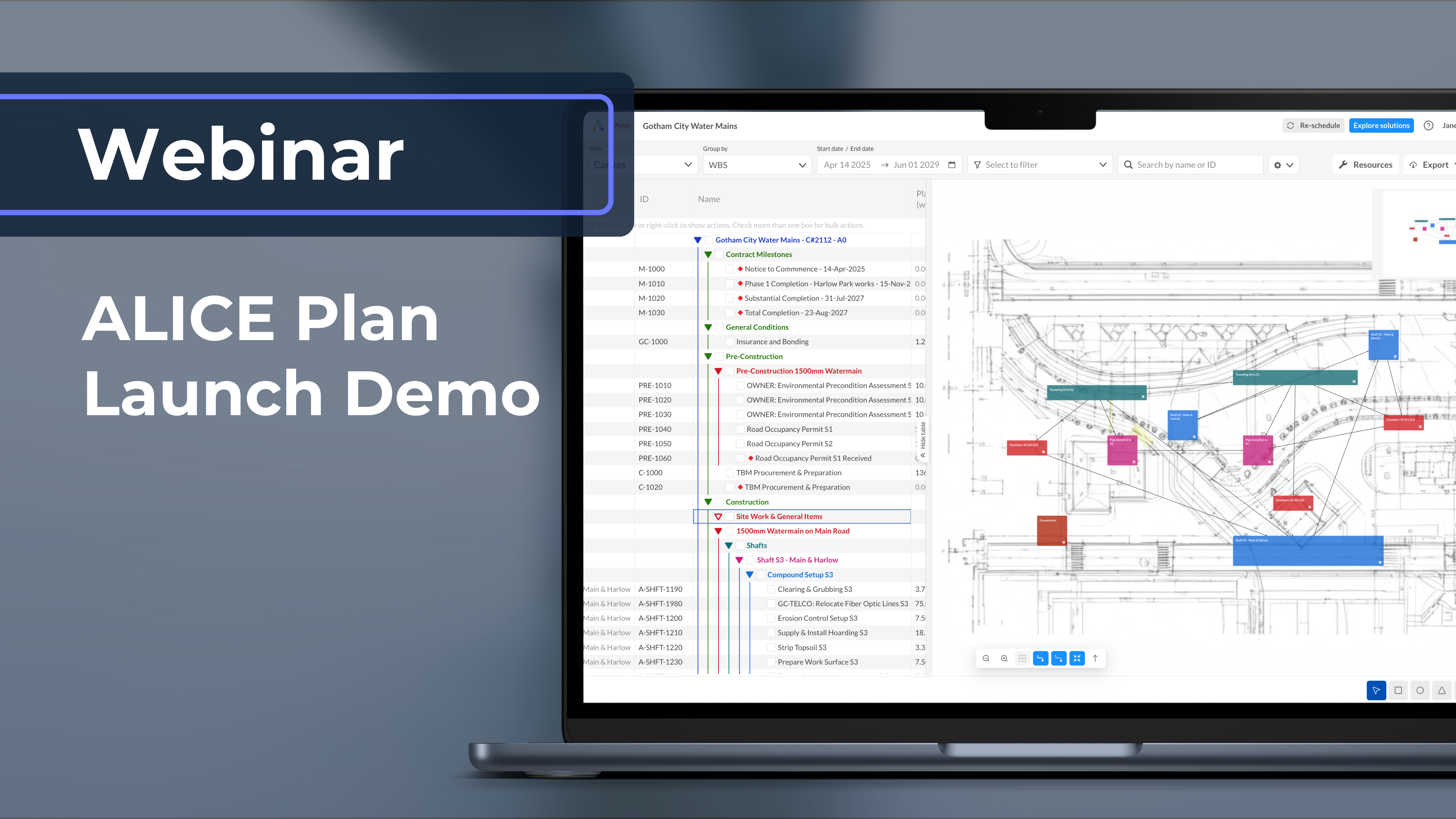 Live First Demo: ALICE Plan